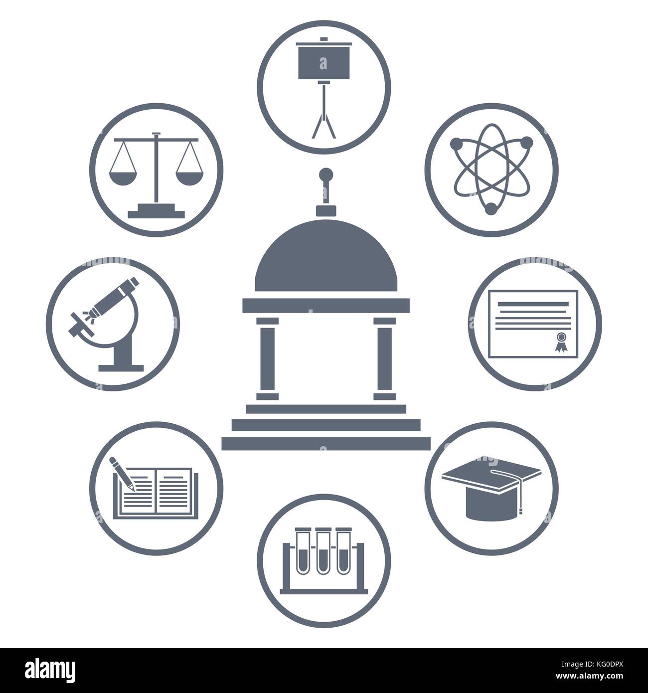 University round icons Stock Vector Image & Art - Alamy