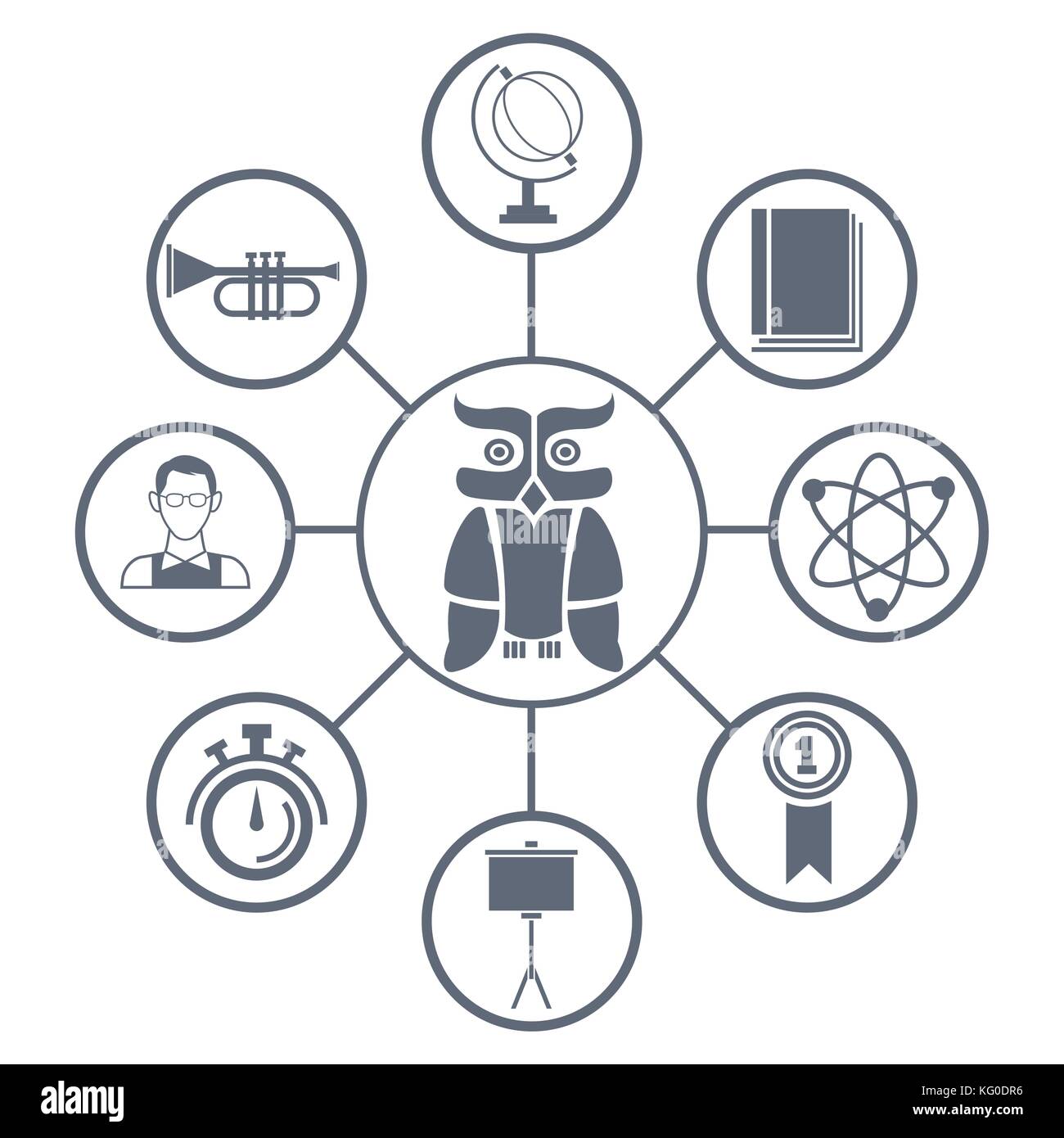 University round icons Stock Vector Image & Art - Alamy