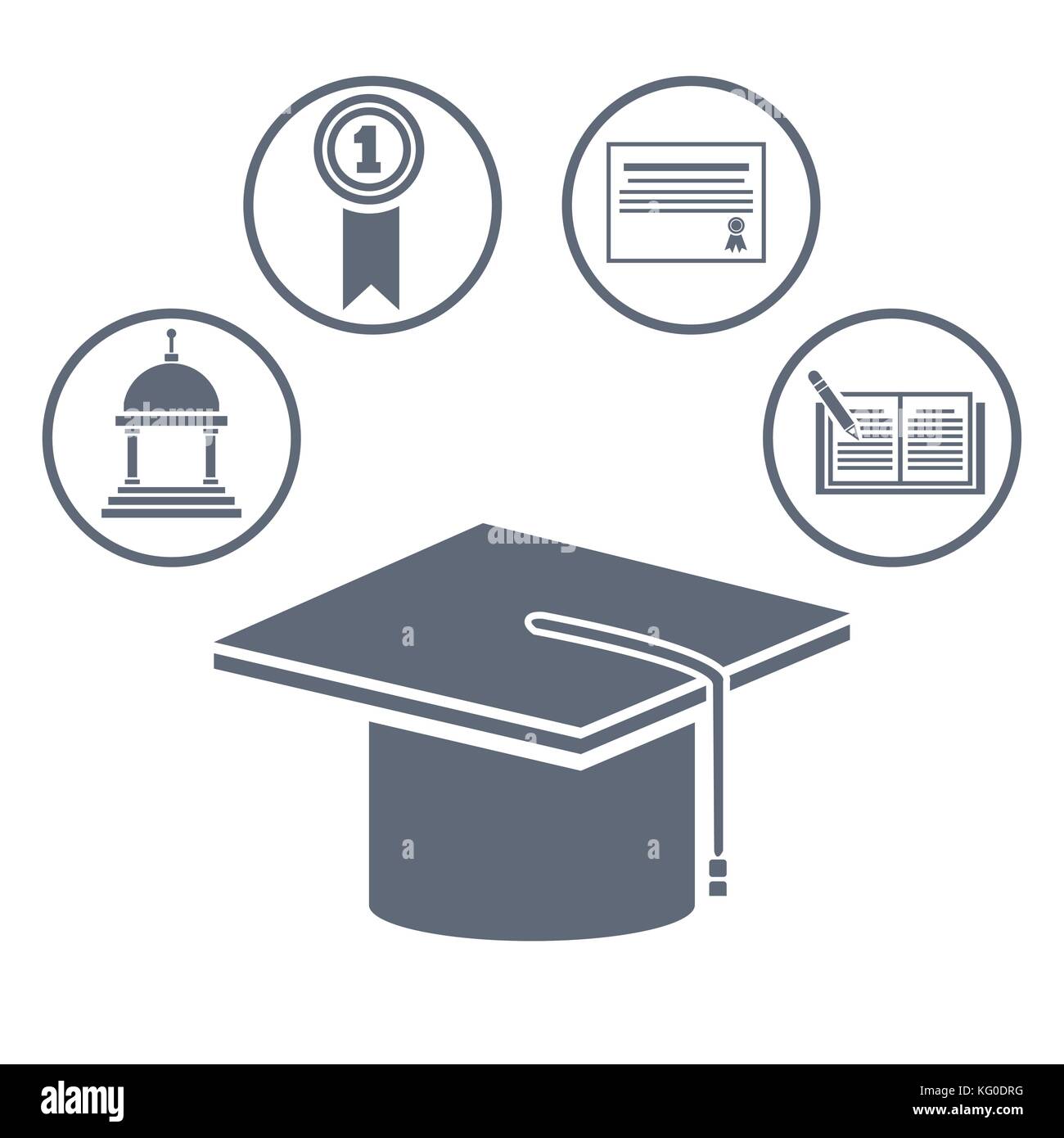 University round icons Stock Vector Image & Art - Alamy
