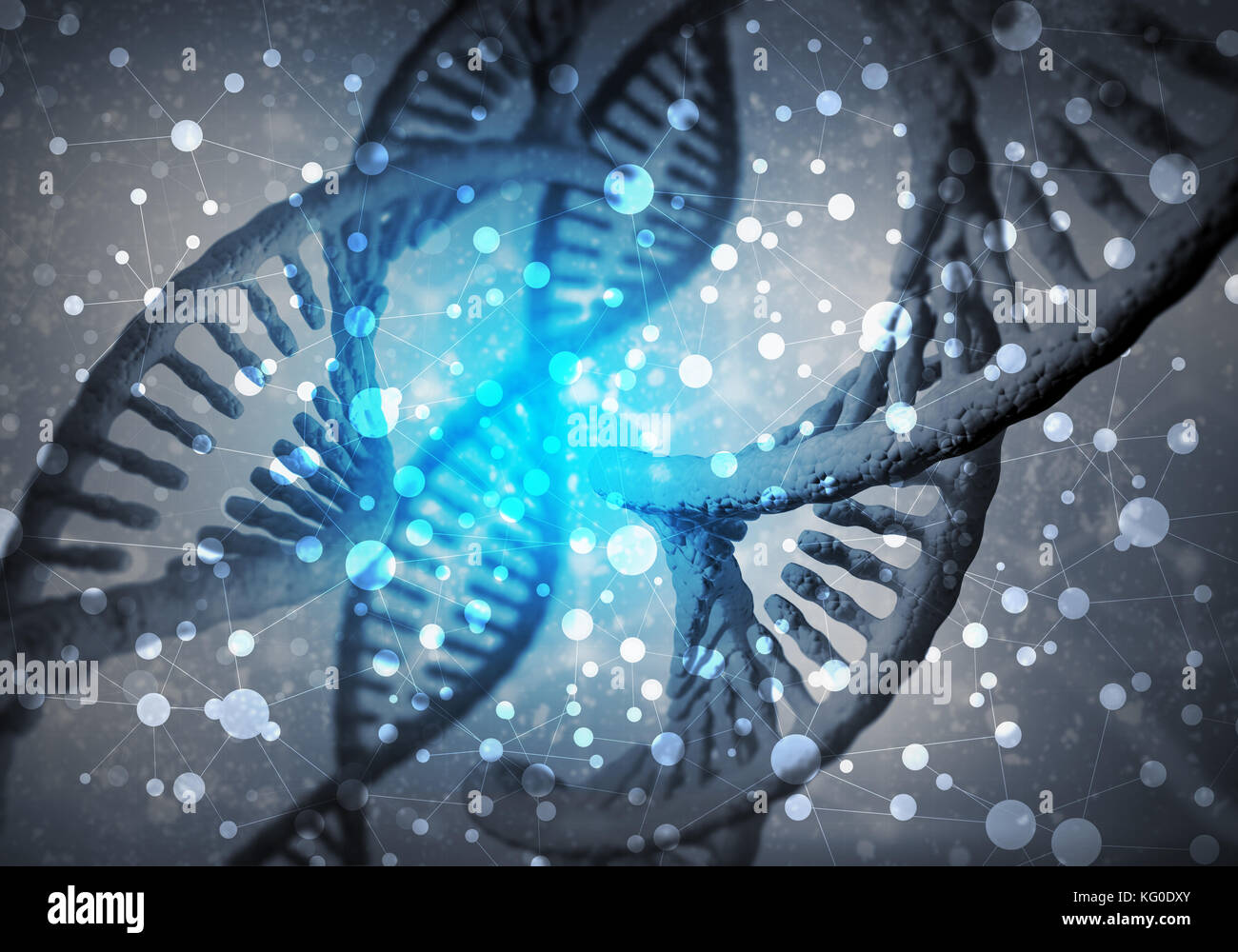 DNA molecules background Stock Photo - Alamy