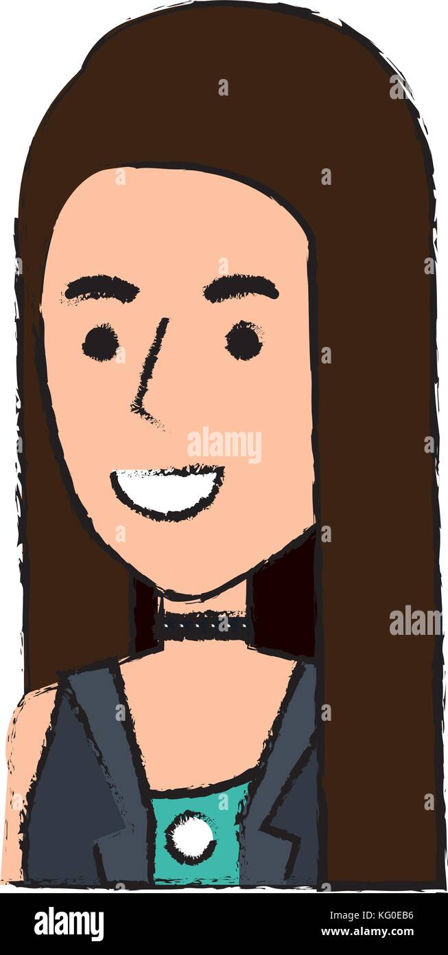 beautiful woman avatar character vector illustration design Stock ...