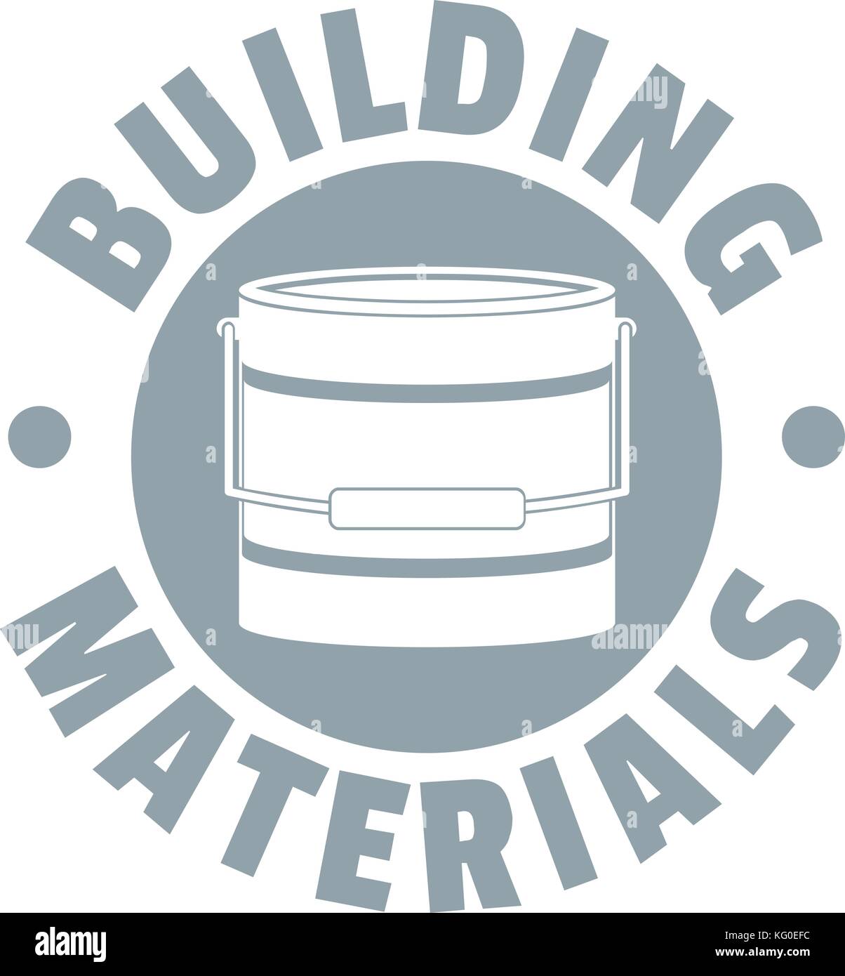 Building material logo, simple gray style Stock Vector Image & Art - Alamy