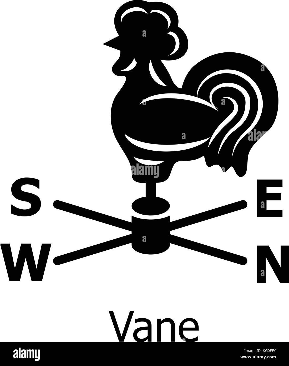 Vane icon, simple style Stock Vector Image & Art - Alamy