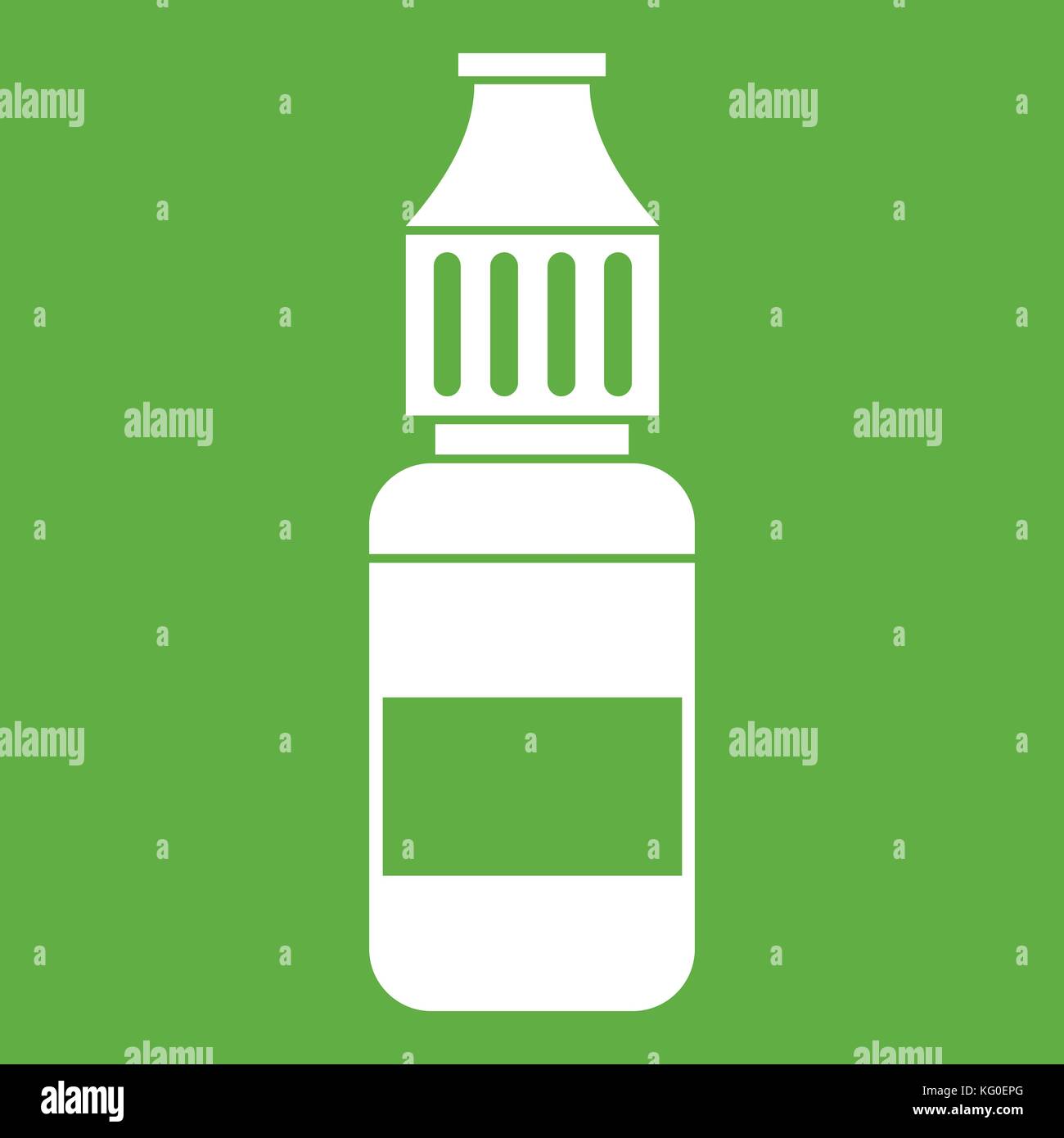 Liquid for electronic cigarettes icon green Stock Vector Image & Art ...