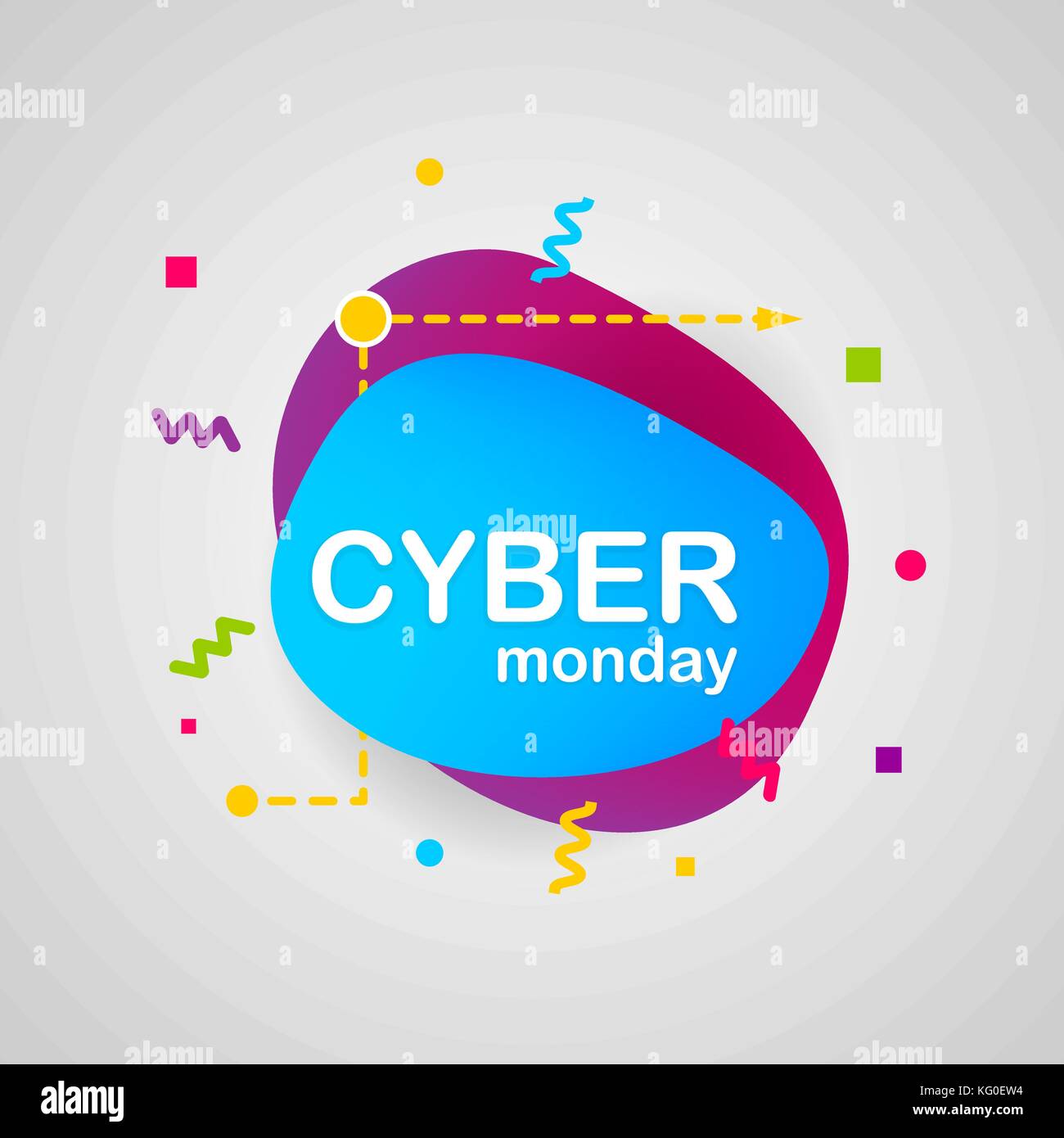 Cyber monday sale logo Stock Vector Images - Alamy