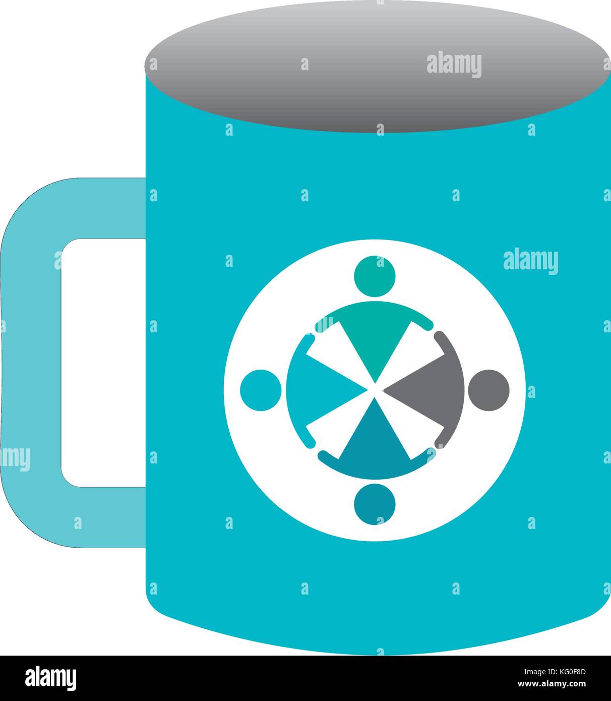 mockup of corporate ceramic mug template for branding identity and ...