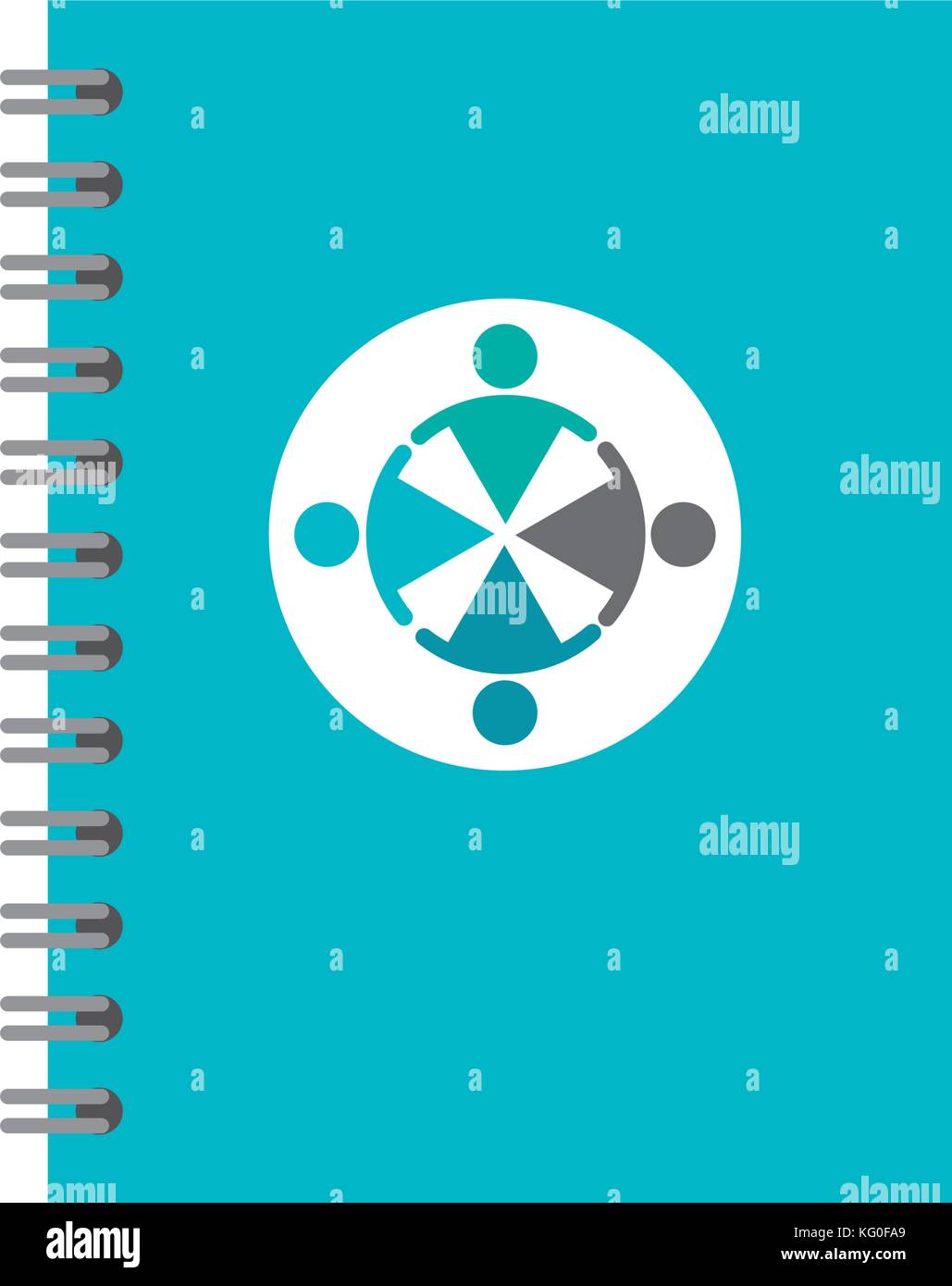 template for advertising branding and corporate identity spiral notepad ...