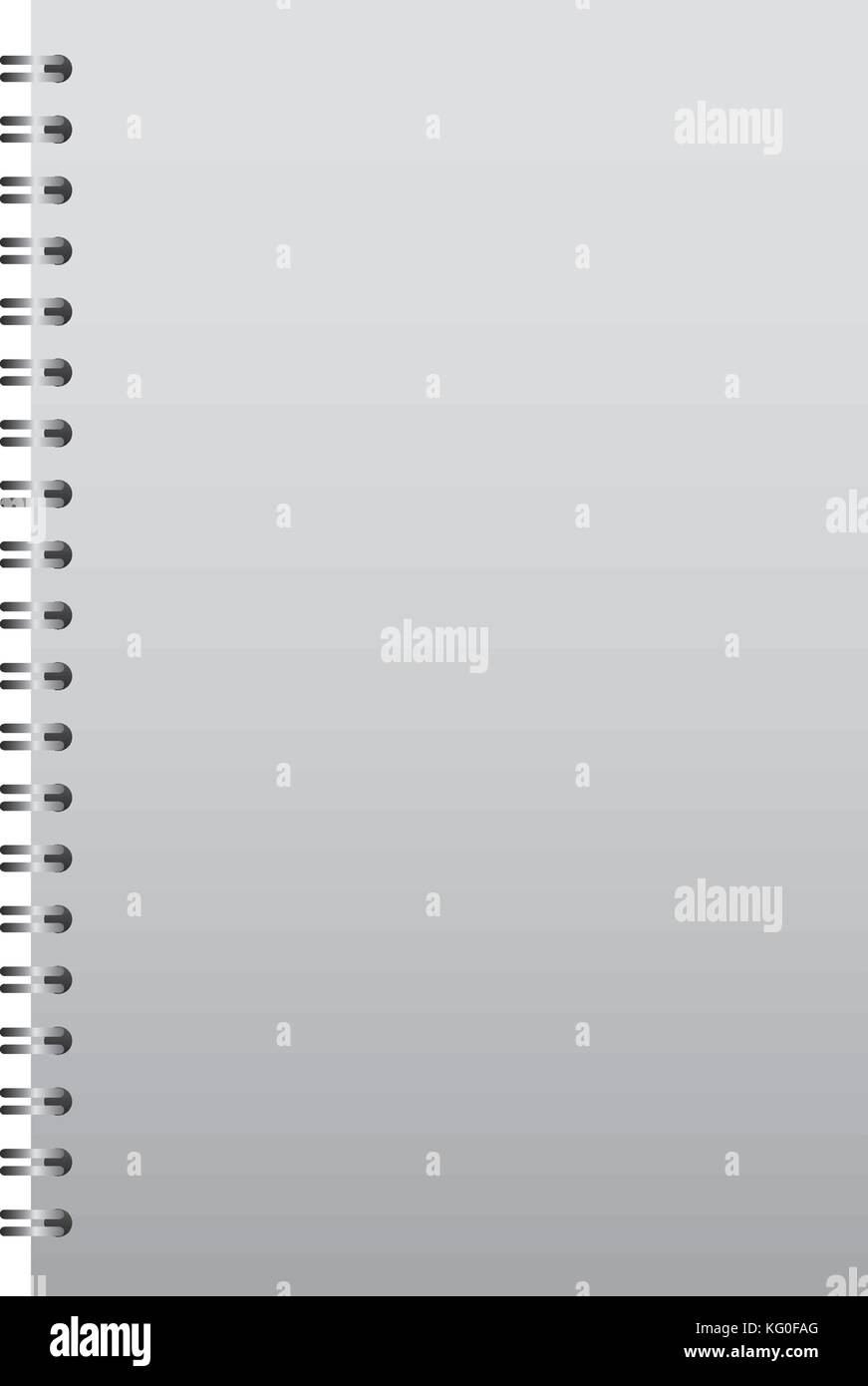 template for advertising branding and corporate identity spiral notepad ...