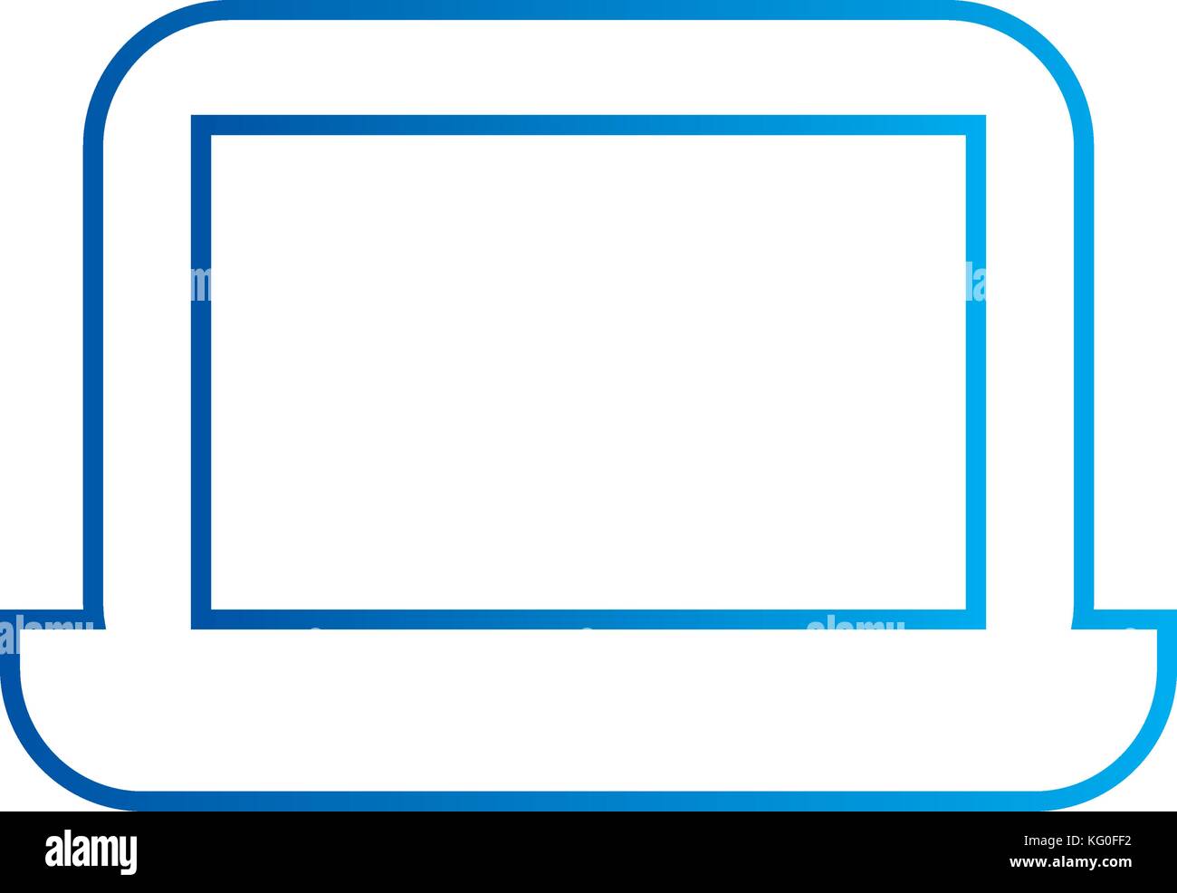 business laptop computer device technology Stock Vector Image & Art - Alamy