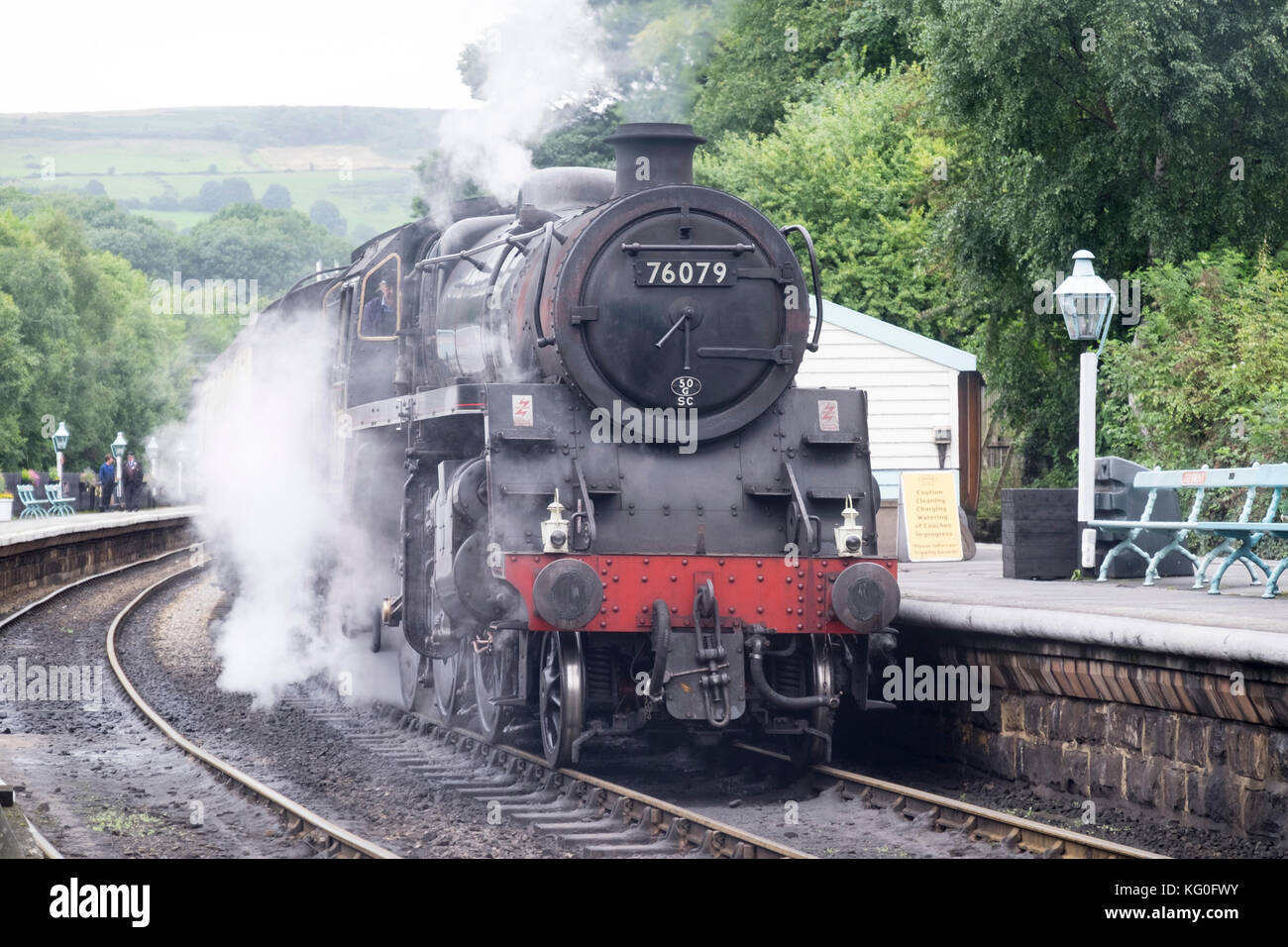 North york moors railway yorkshire engine steam locomotive hi-res stock ...