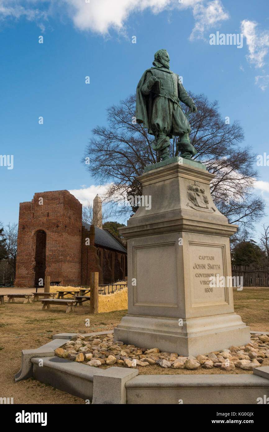 Historic Jamestowne Jamestown Virginia Stock Photo - Alamy