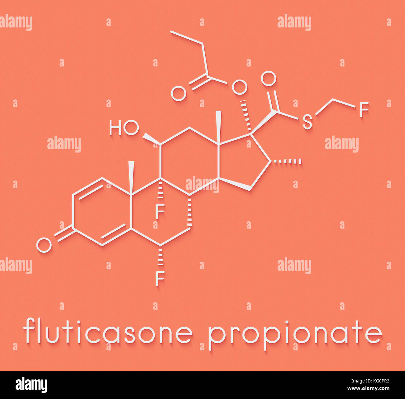Fluticasone Structure