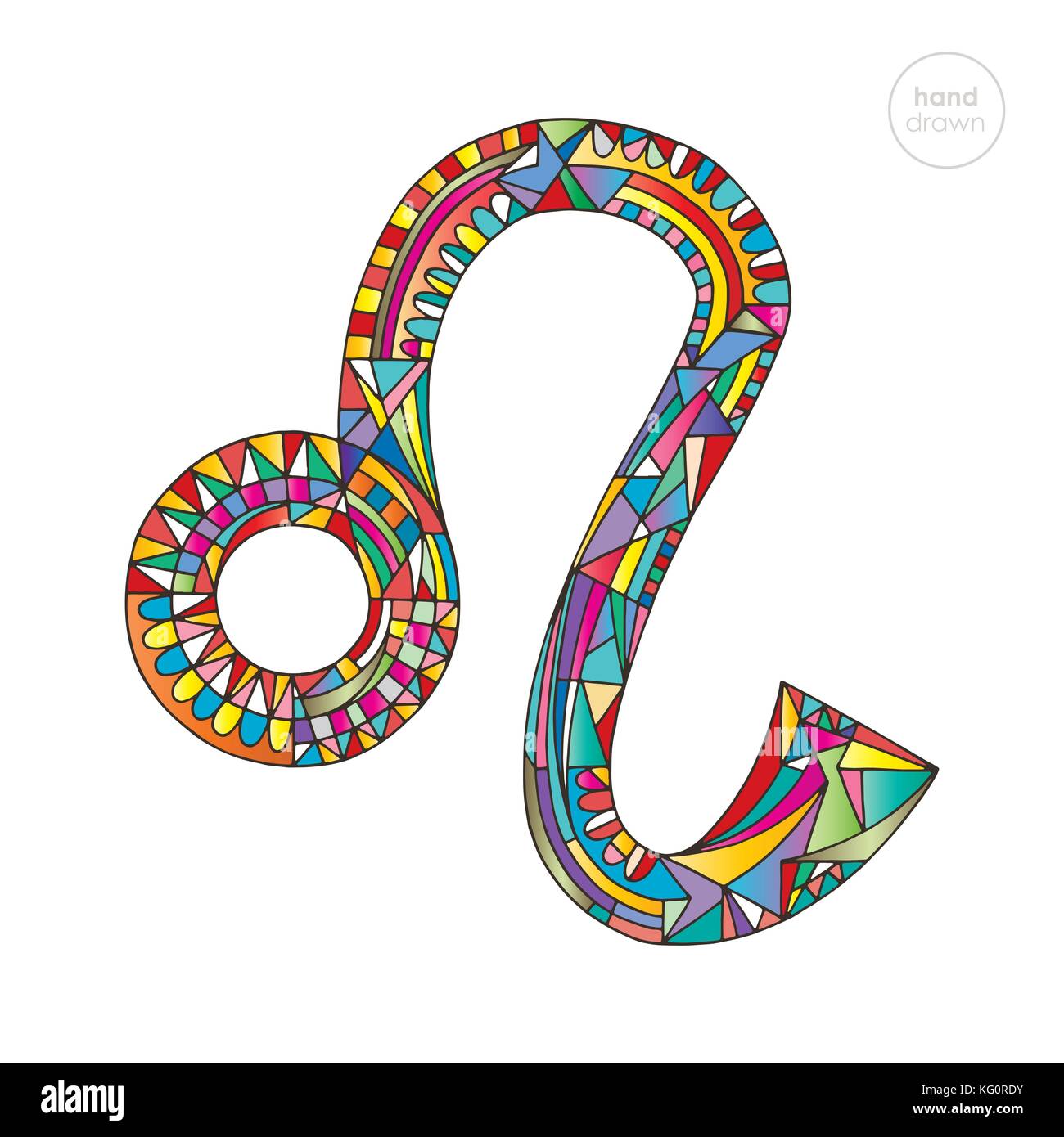 Lion drawn hi-res stock photography and images - Alamy