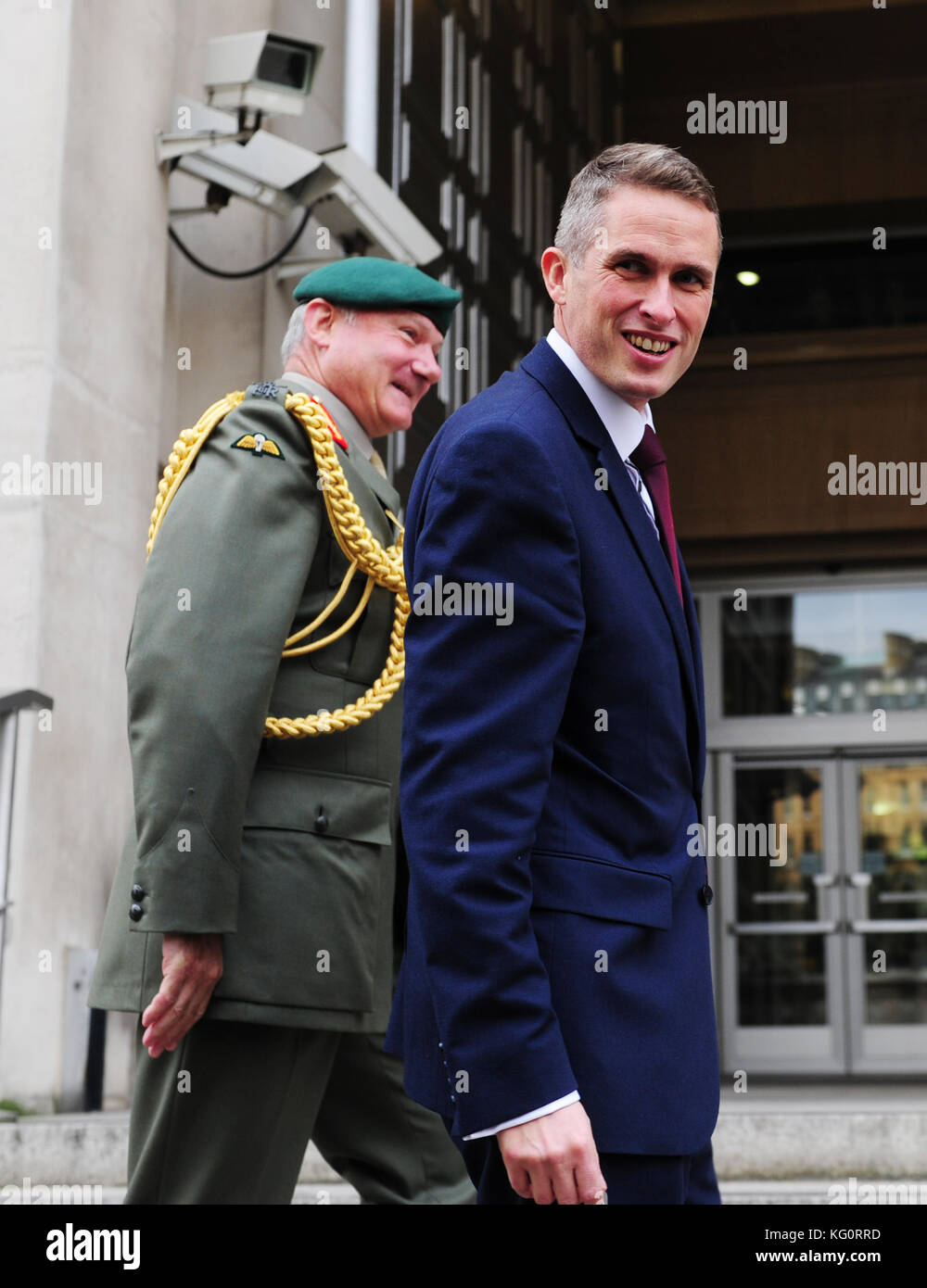 Vice chief of the Defence Staff, General Sir Gordon Messenger, greets ...