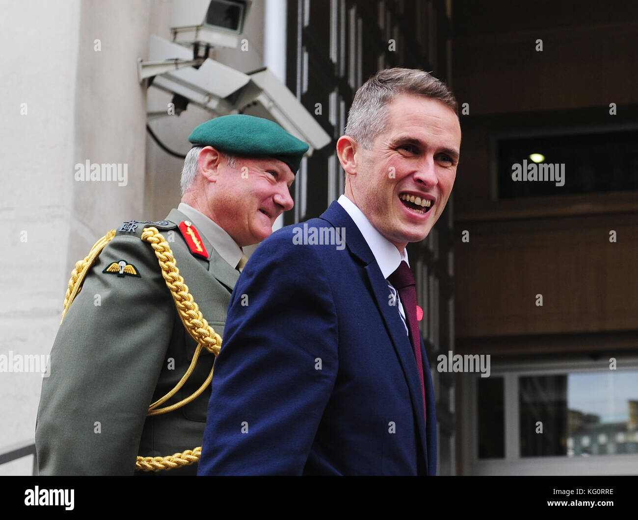 Vice chief of the Defence Staff, General Sir Gordon Messenger, greets ...