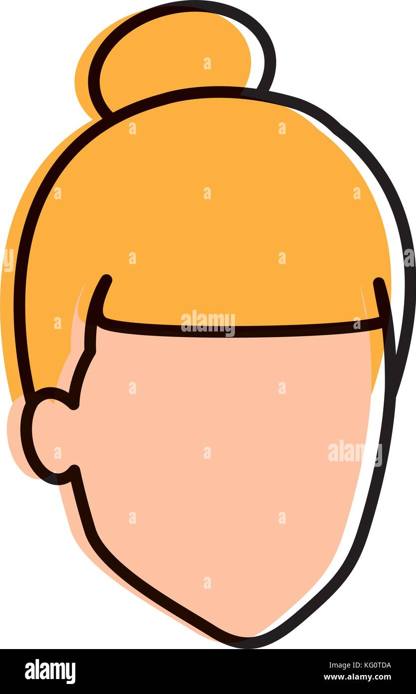 beautiful woman head avatar character Stock Vector Image & Art - Alamy