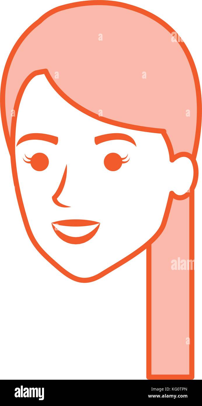 beautiful woman head avatar character Stock Vector Image & Art - Alamy