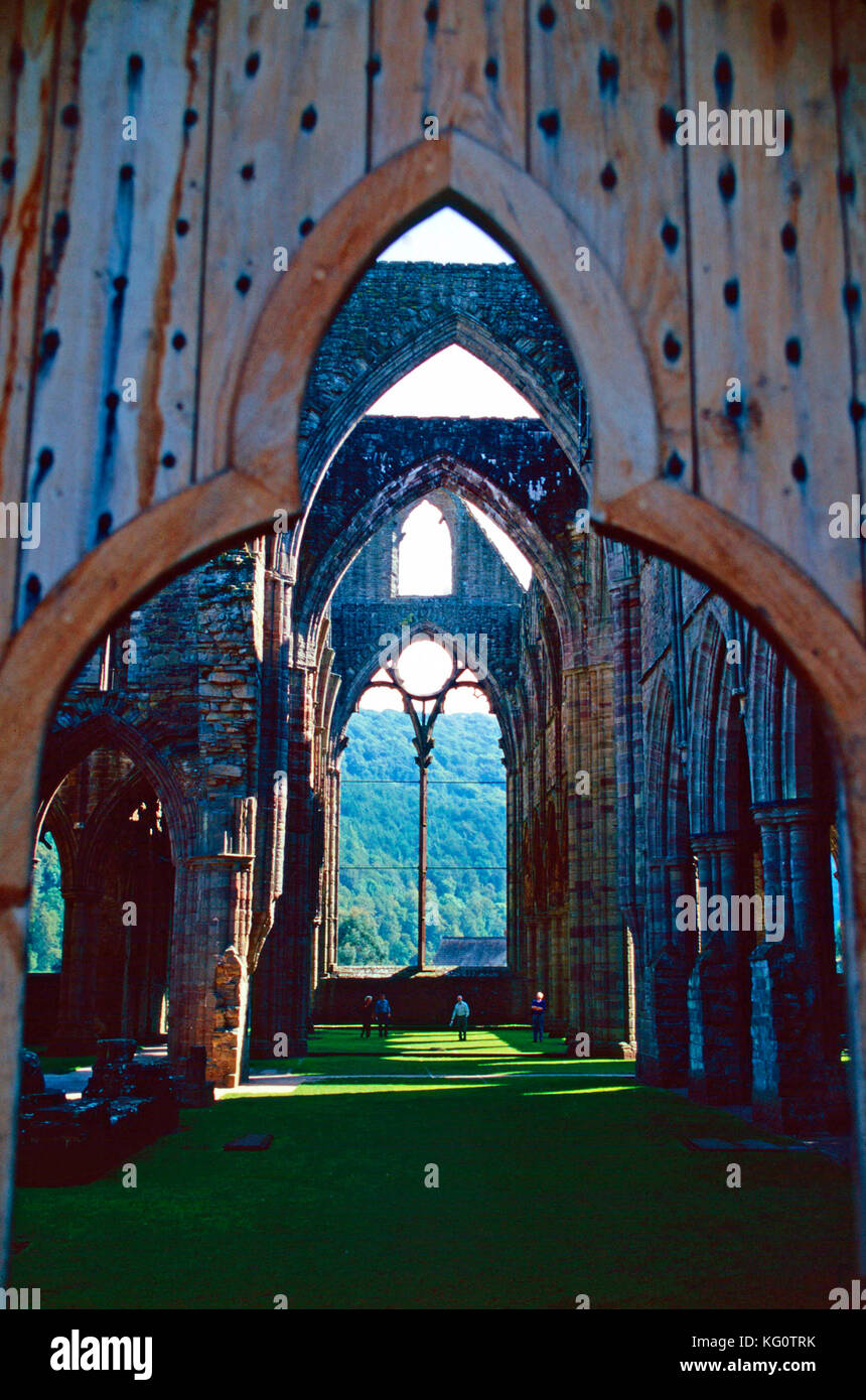 Interior of tintern abbey hi-res stock photography and images - Alamy