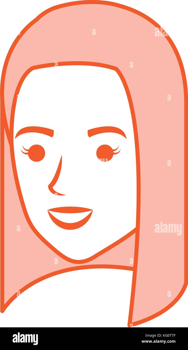 beautiful woman head avatar character Stock Vector Image & Art - Alamy