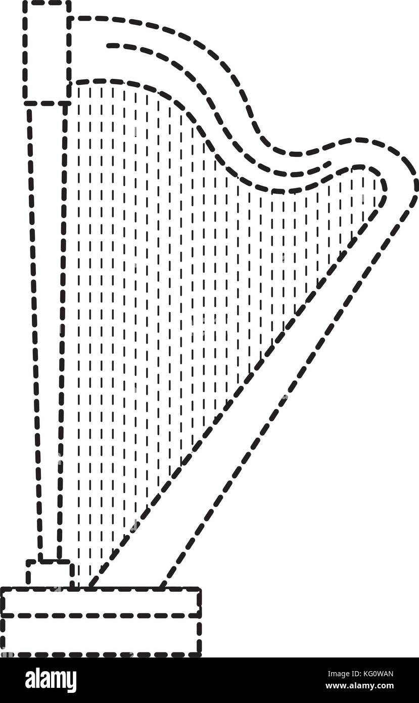 harp instrument isolated icon Stock Vector Image & Art - Alamy