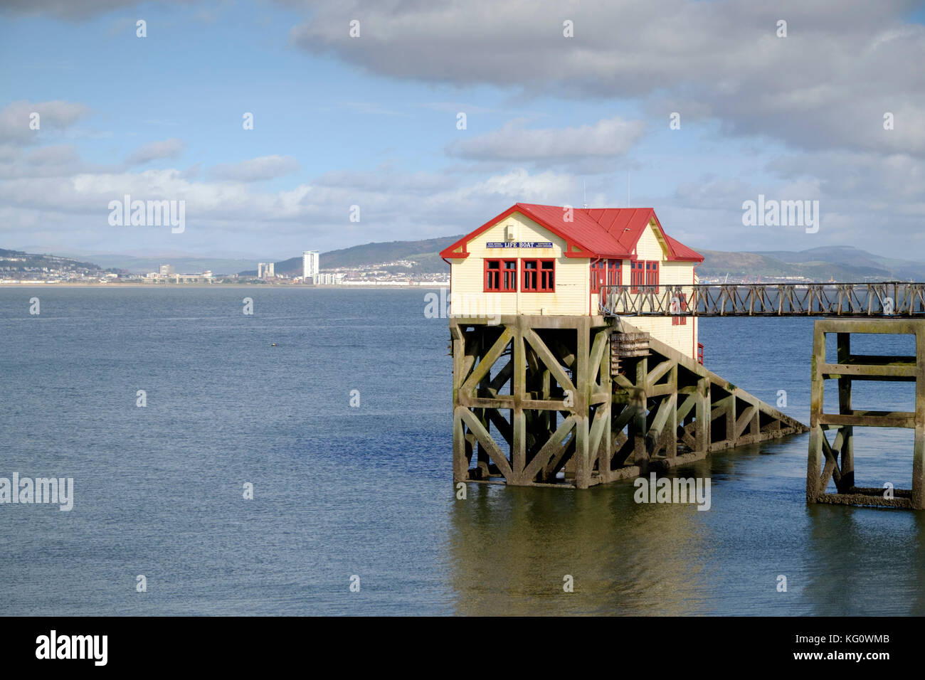 Around Mumbles Swansea Wales UK Mumbles Pier Stock Photo - Alamy