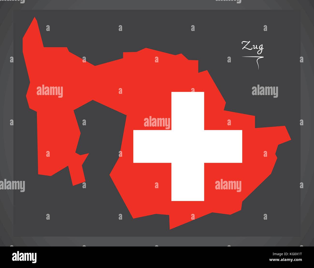 Zug map Stock Vector Images - Alamy