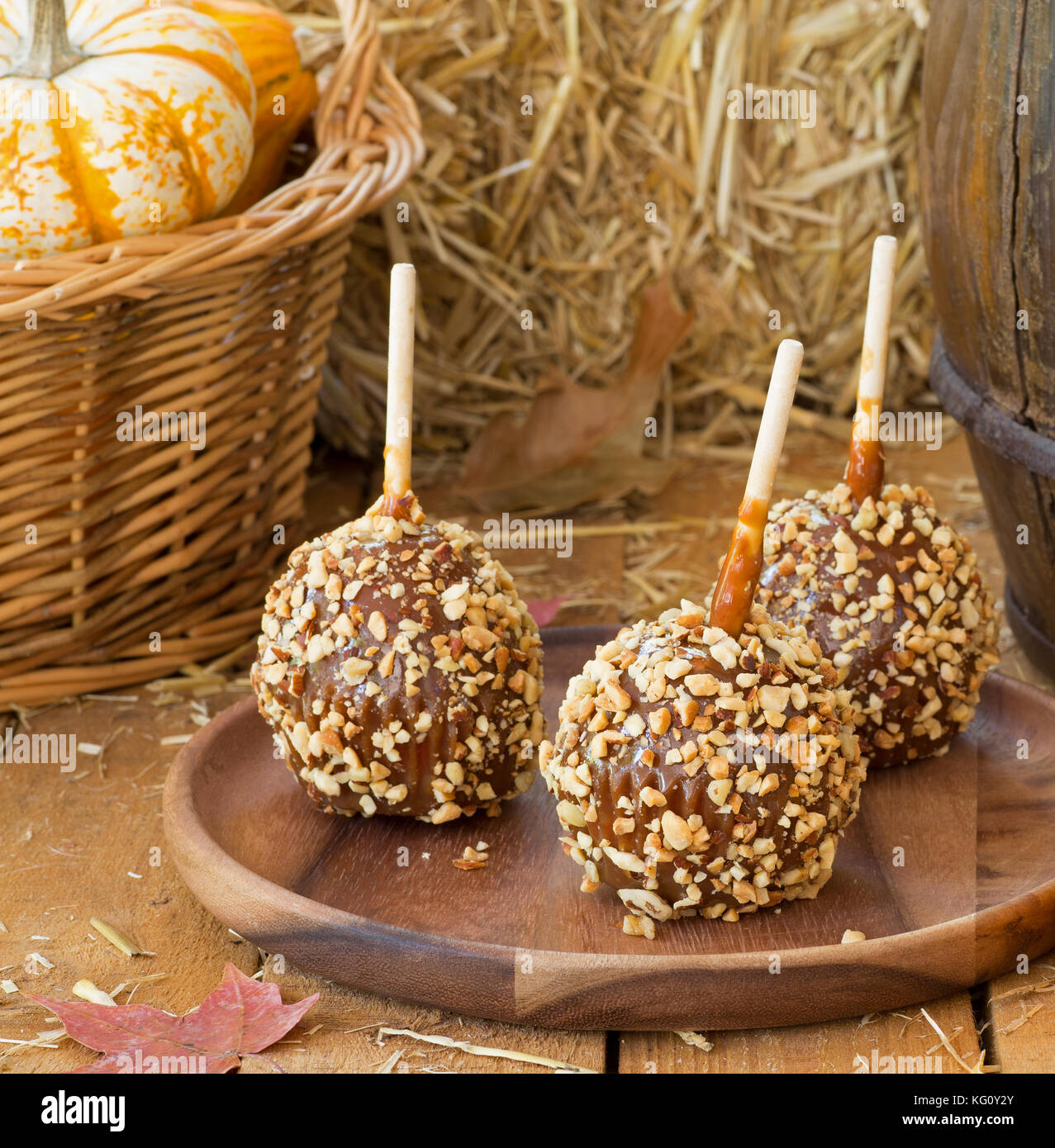 Apples basket candy hi-res stock photography and images - Alamy