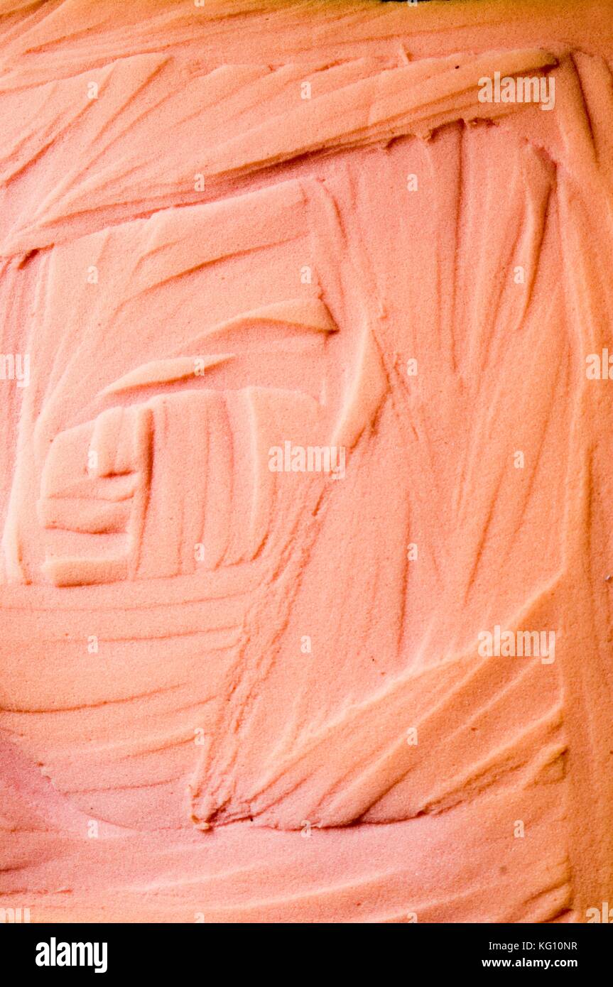 Cut sponge forming an abstract artistic image Stock Photo - Alamy