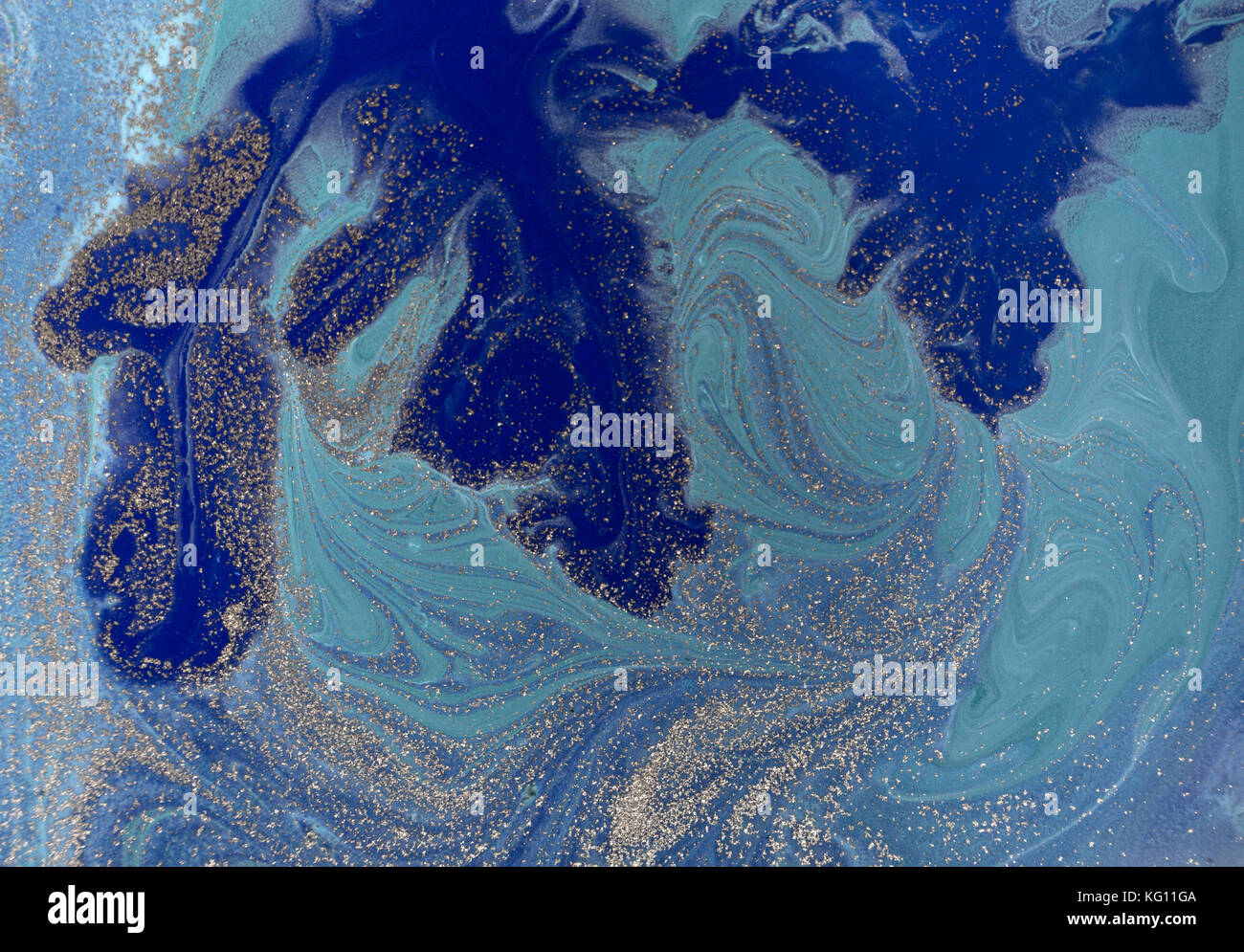 Marble abstract background with golden powder. Nature marbling texture ...