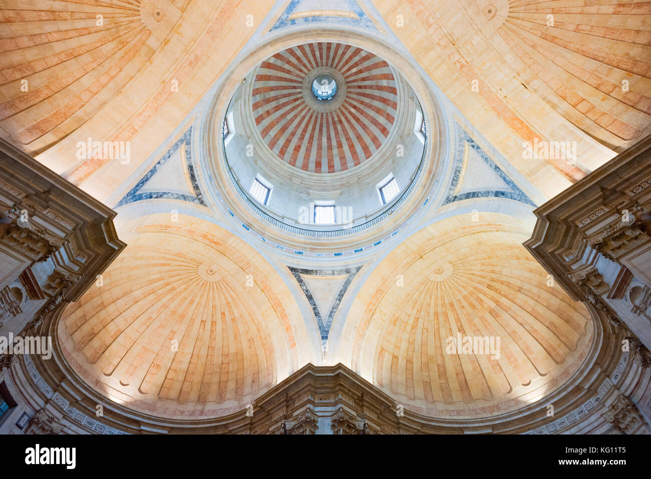 Lisbon Pantheon ceiling Stock Photo - Alamy