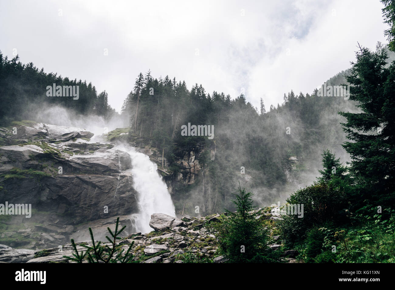 Krimml waterfall alps austria hi-res stock photography and images - Alamy