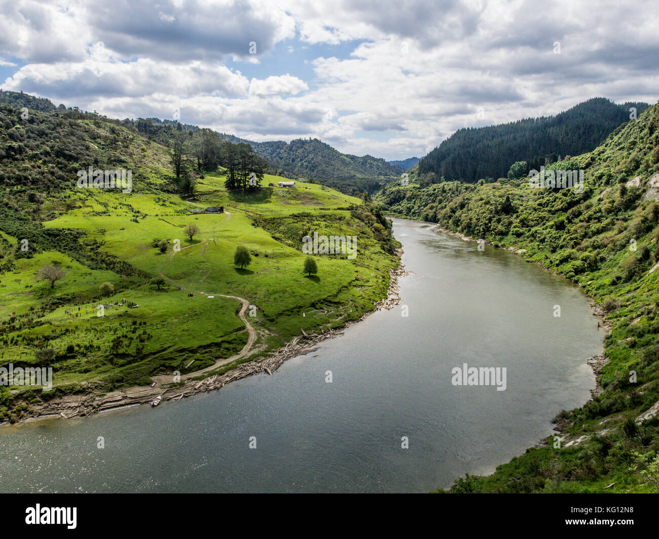 Ohinemutu, Te Ao Marama, Pipiriki, Whanganui River, New Zealand Stock ...