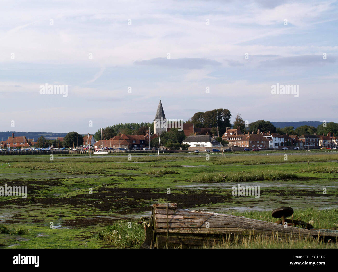 Bosham village at low tide Stock Photo - Alamy