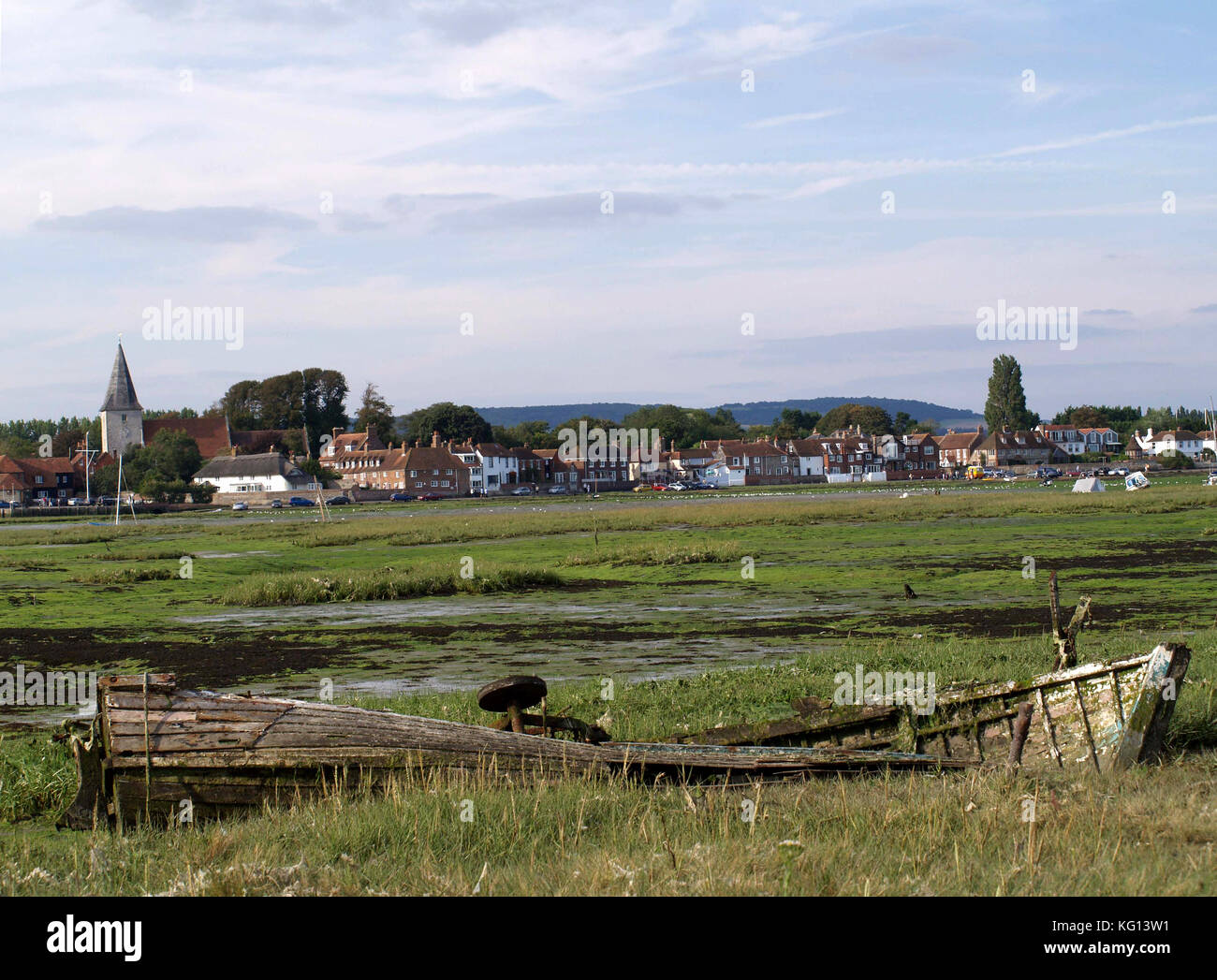Bosham village at low tide Stock Photo - Alamy