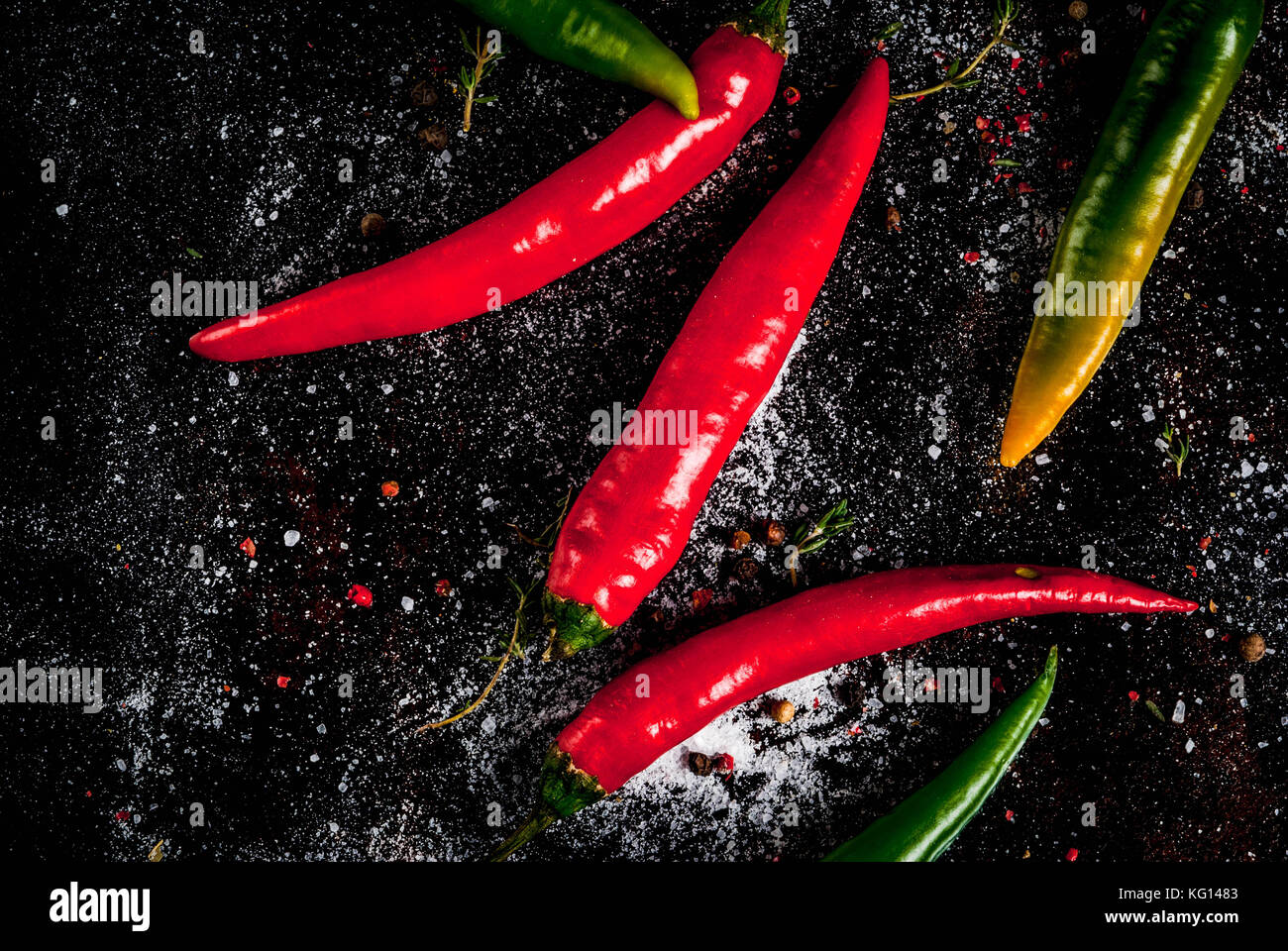 Red chilli pepper rusty metal hi-res stock photography and images - Alamy