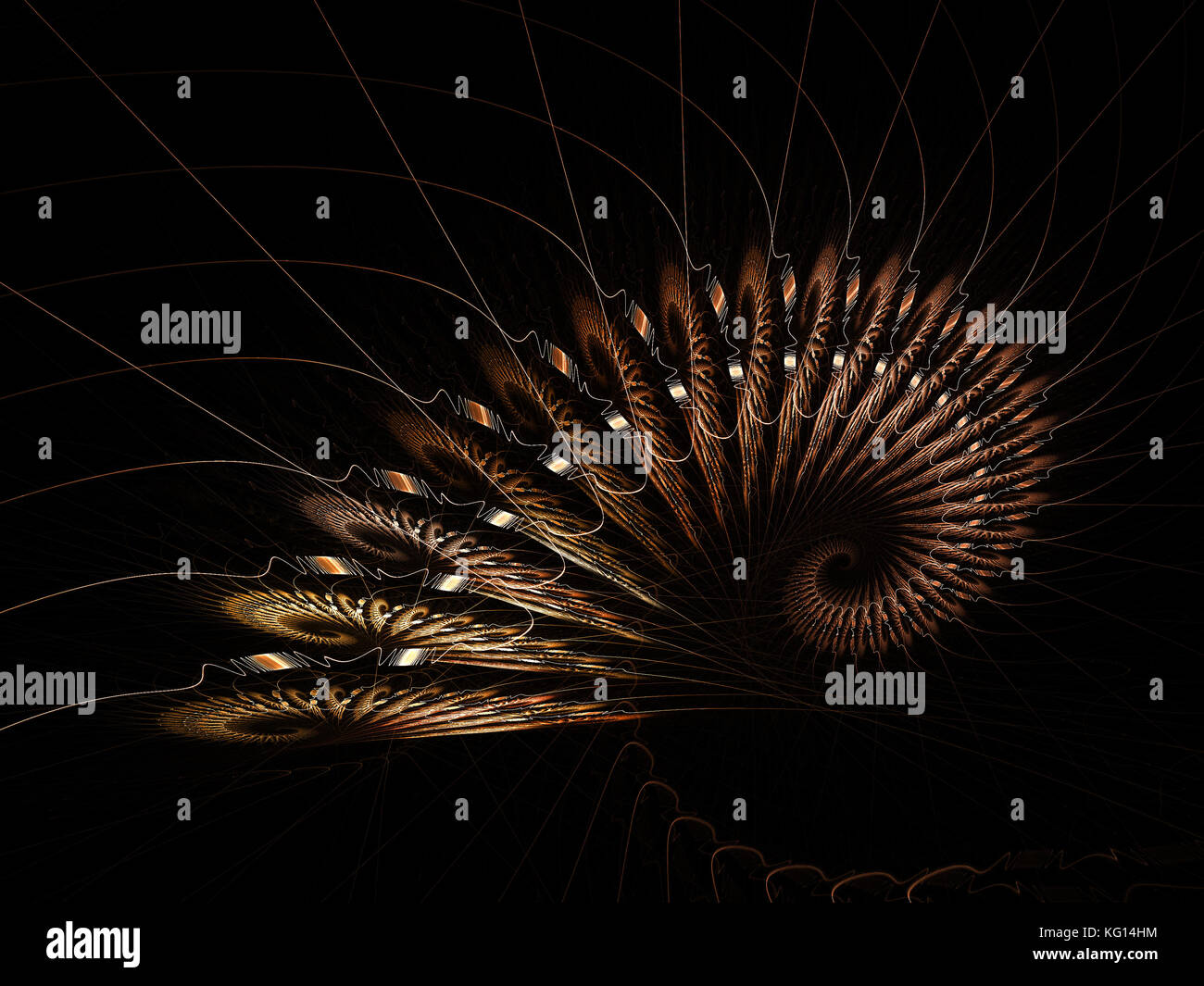 Complex lines decoration is a computer generated image for elegant ...