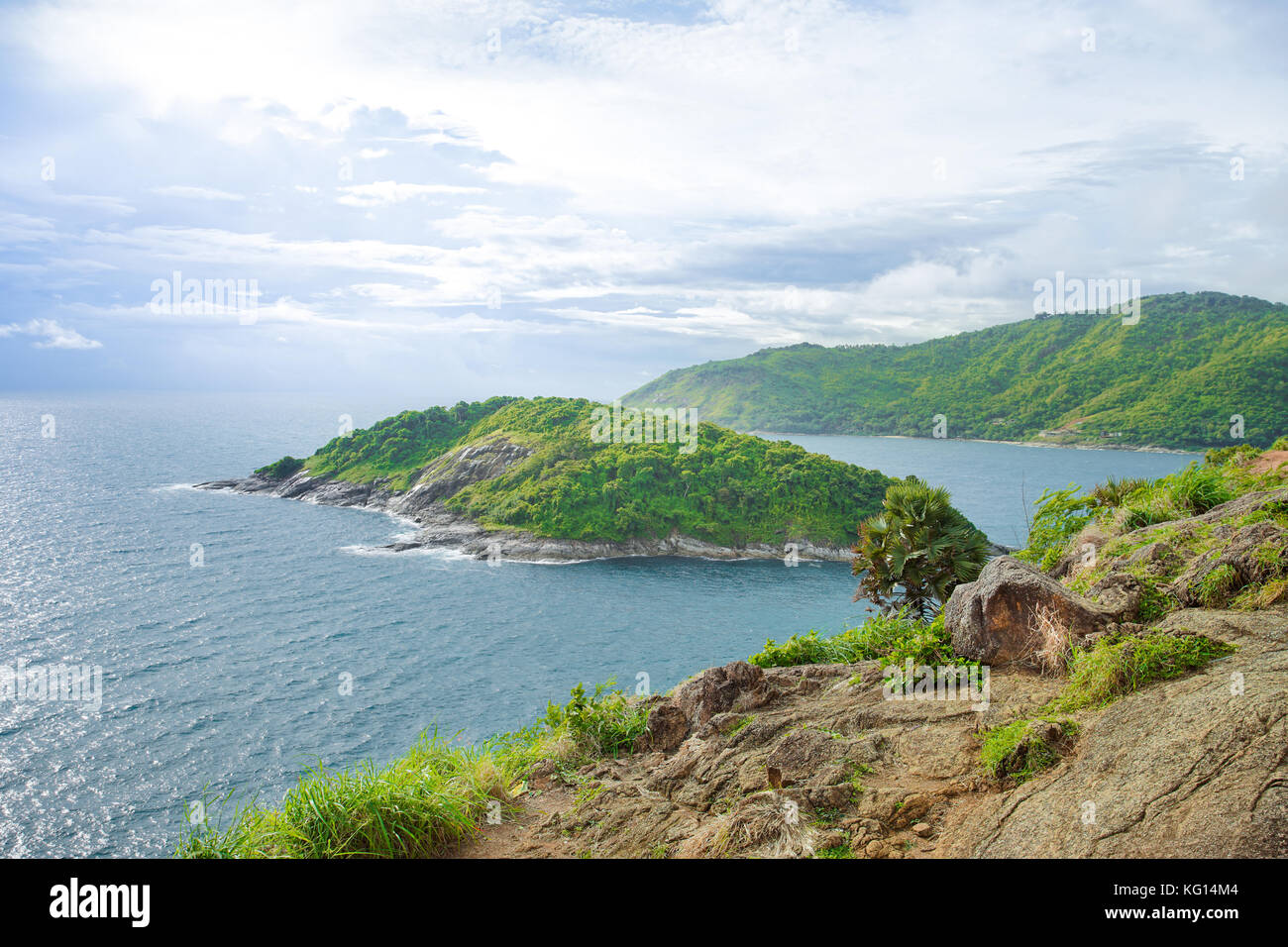 The most cape Laem Promthep or Promthep Cape in Phuket, Thailand Stock ...