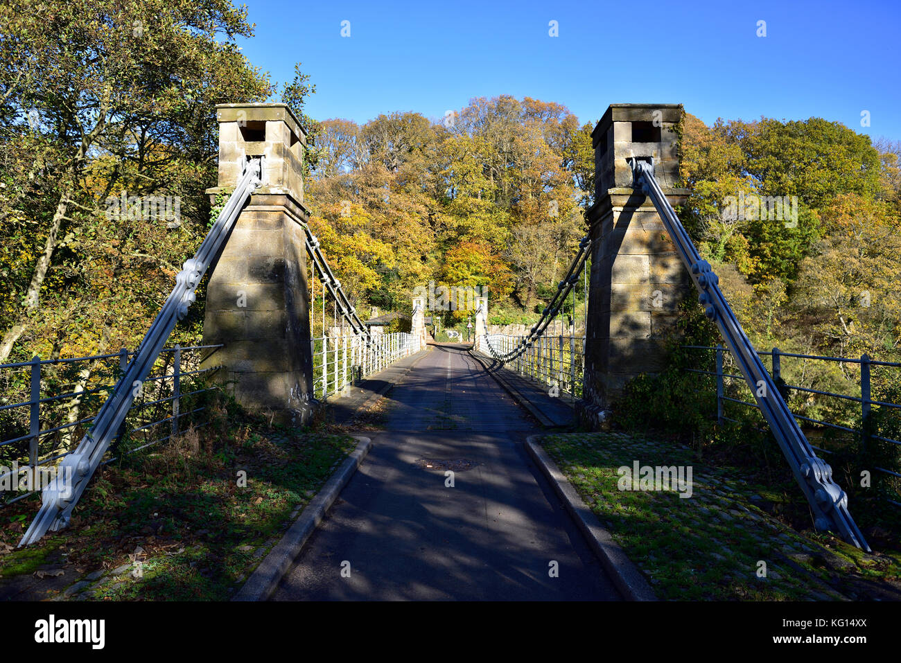 Whorlton Bridge, County Durham, over the River Tees, designed by John ...