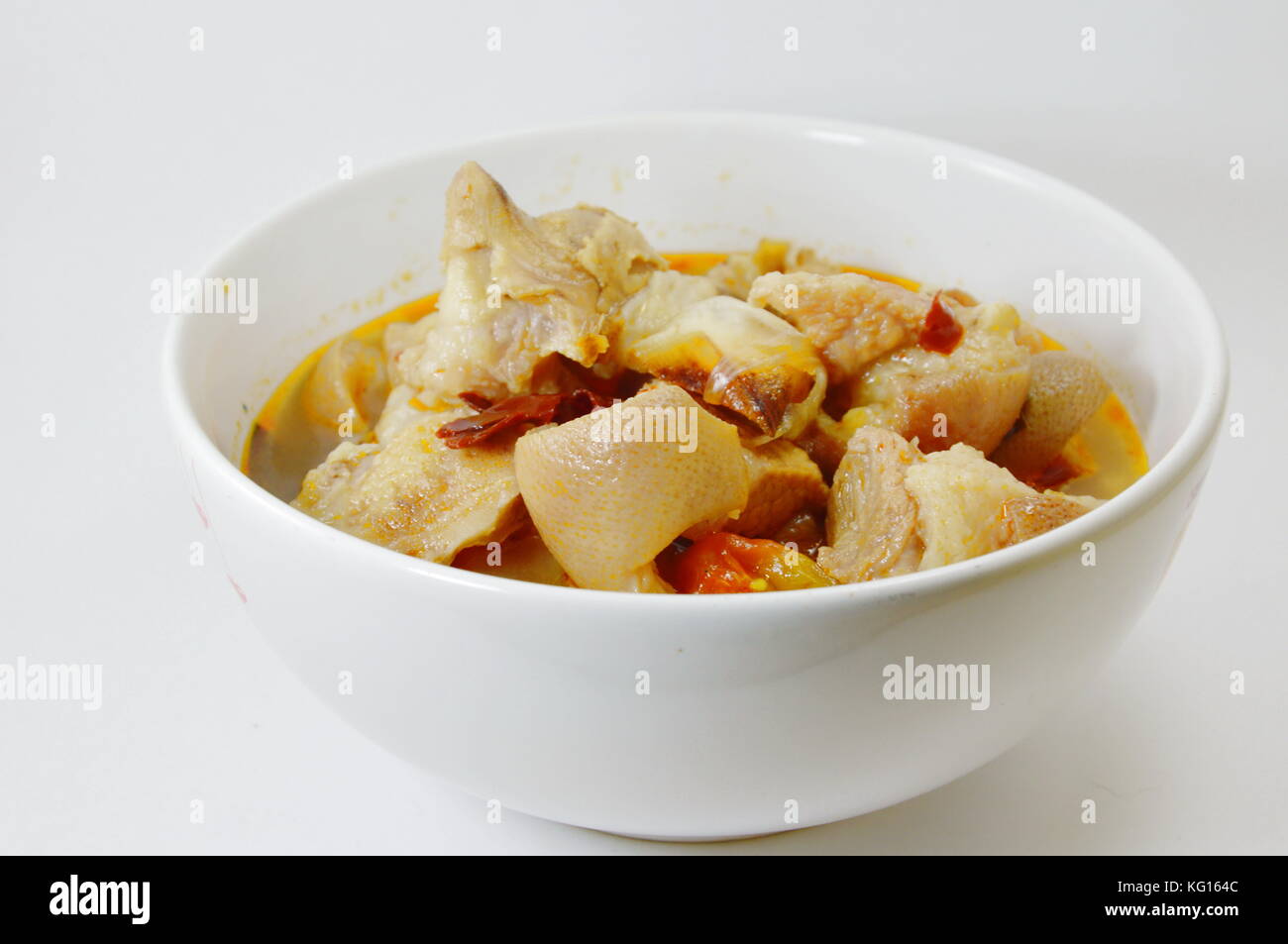 pork knuckle boiled in spicy soup Stock Photo - Alamy