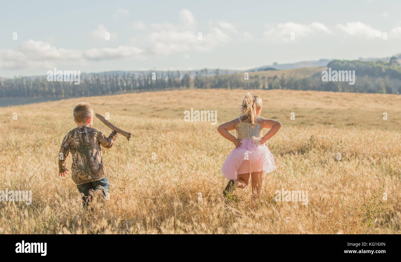 Posing Country Girl Stock Photo - Alamy