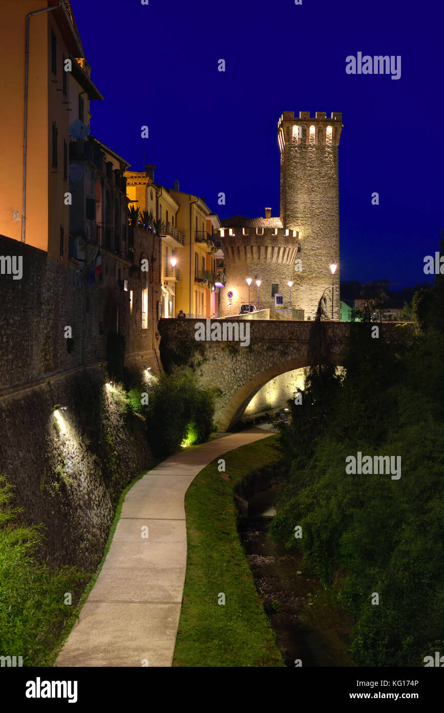 View of the historical center of Umbertide, a historic Italian city ...
