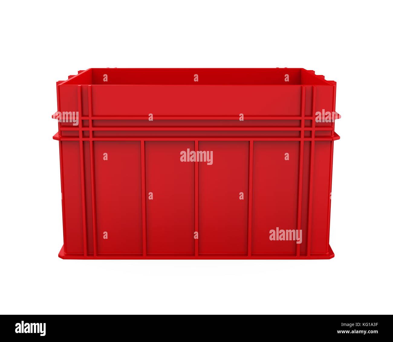 Plastic Crate Isolated Stock Photo - Alamy
