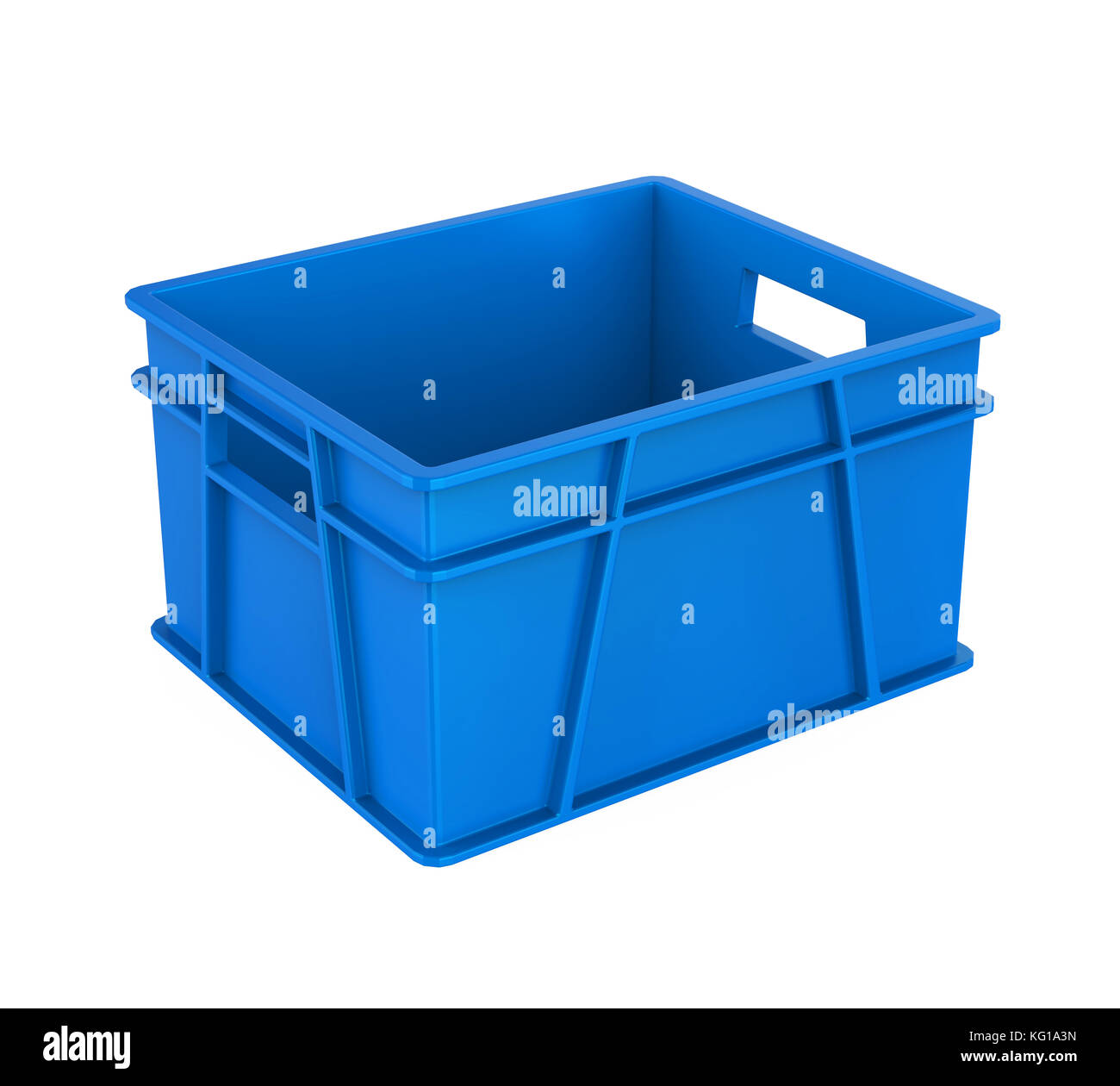 Plastic Crate Isolated Stock Photo - Alamy
