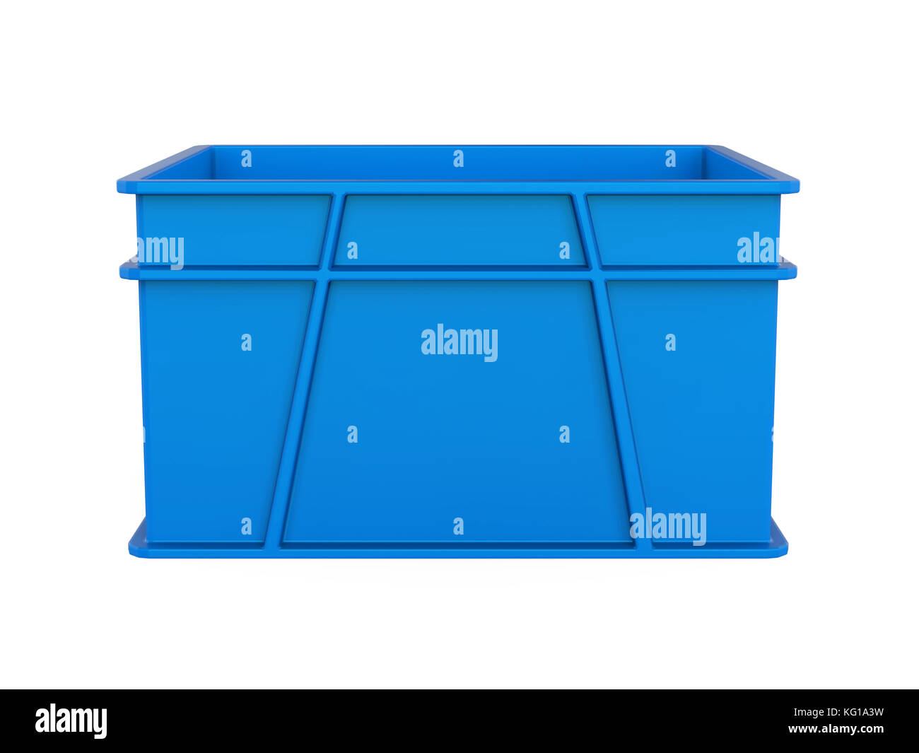 Plastic Crate Isolated Stock Photo - Alamy