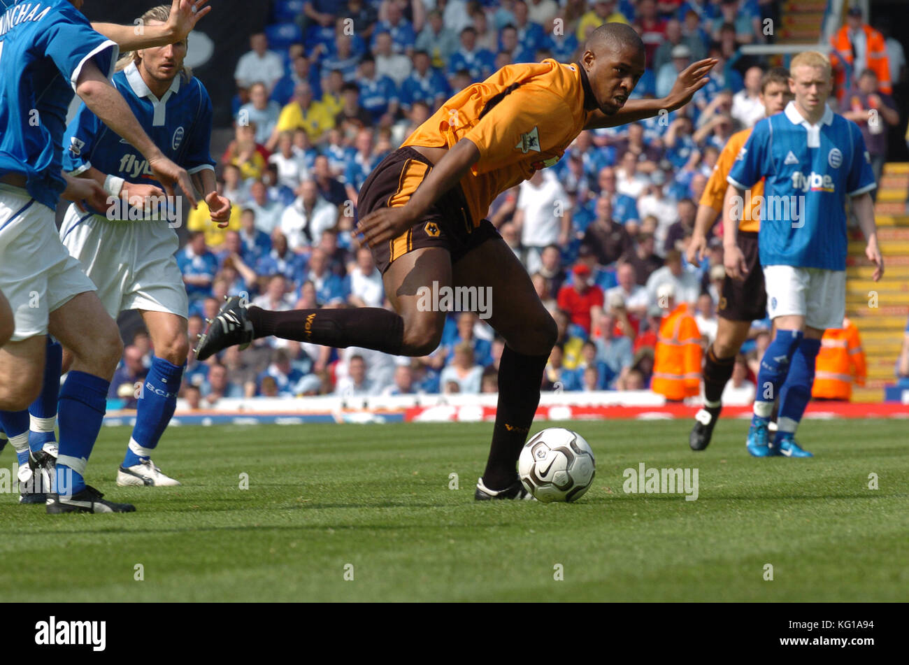 Footballer Carl Cort Birmingham City v Wolverhampton Wanderers 25 April ...