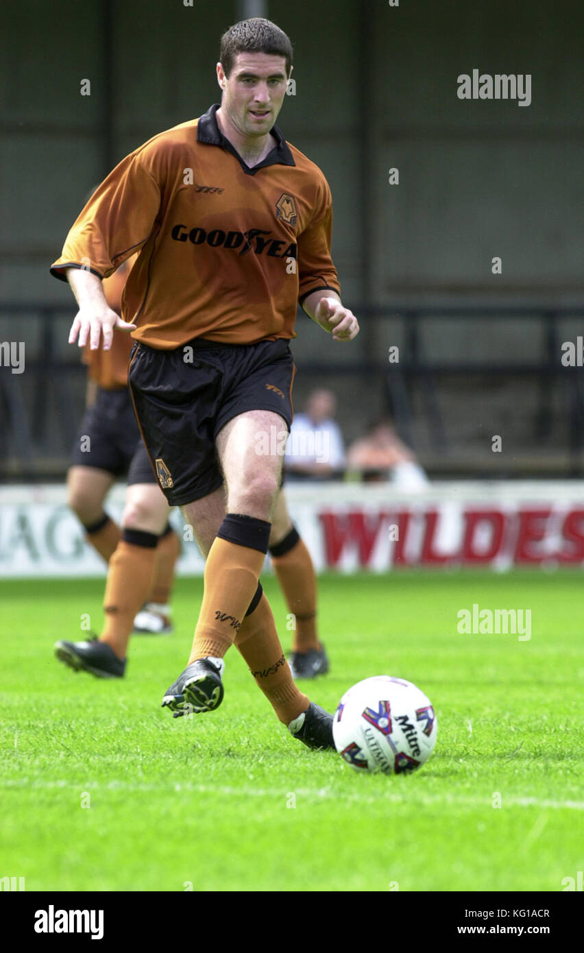 Footballer Mark Kennedy of Wolverhampton Wanderers 2001 Stock Photo - Alamy