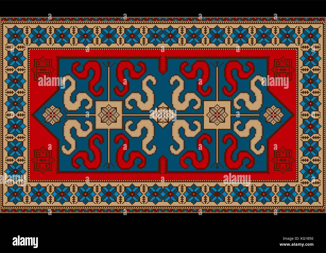 Stylized blue dragon art hi-res stock photography and images - Alamy