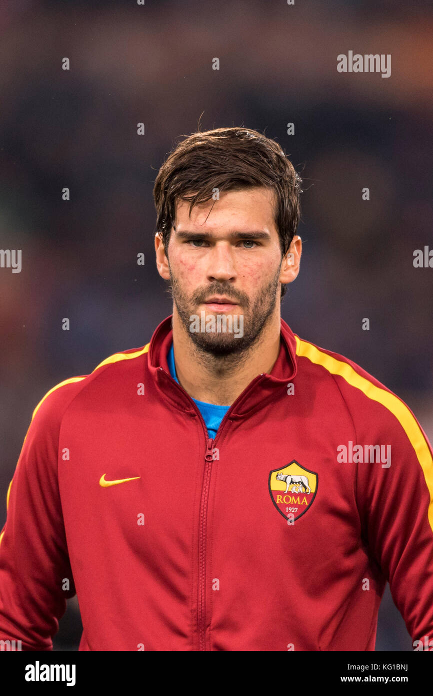 Rome, Italy. 31st Oct, 2017. Alisson Becker (Roma) Football/Soccer ...