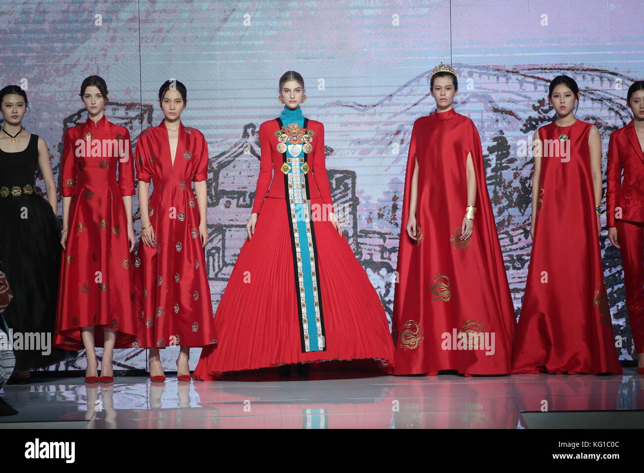 Beijing, China. 2nd Nov, 2017. (EDITORIAL USE ONLY. CHINA OUT) The EVE ...