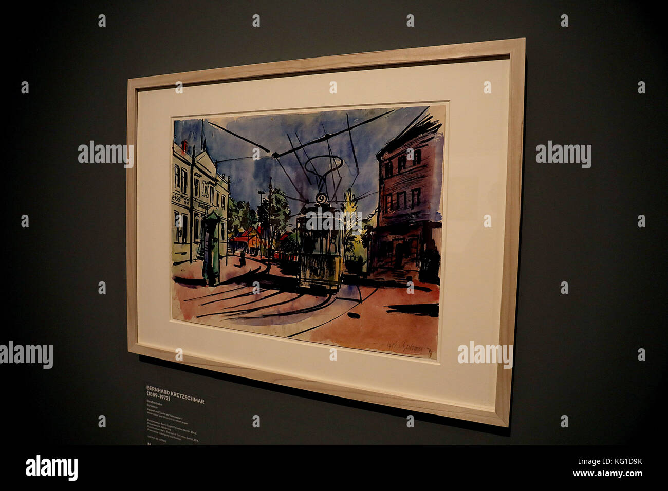 Bonn, Germany. 02nd Nov, 2017. The painting "Tram" by Bernhard ...